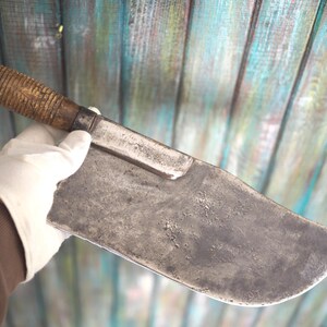 Butcher Cleaver Huge Cleaver , Custom Cleaver, Rustic Cleaver - Etsy