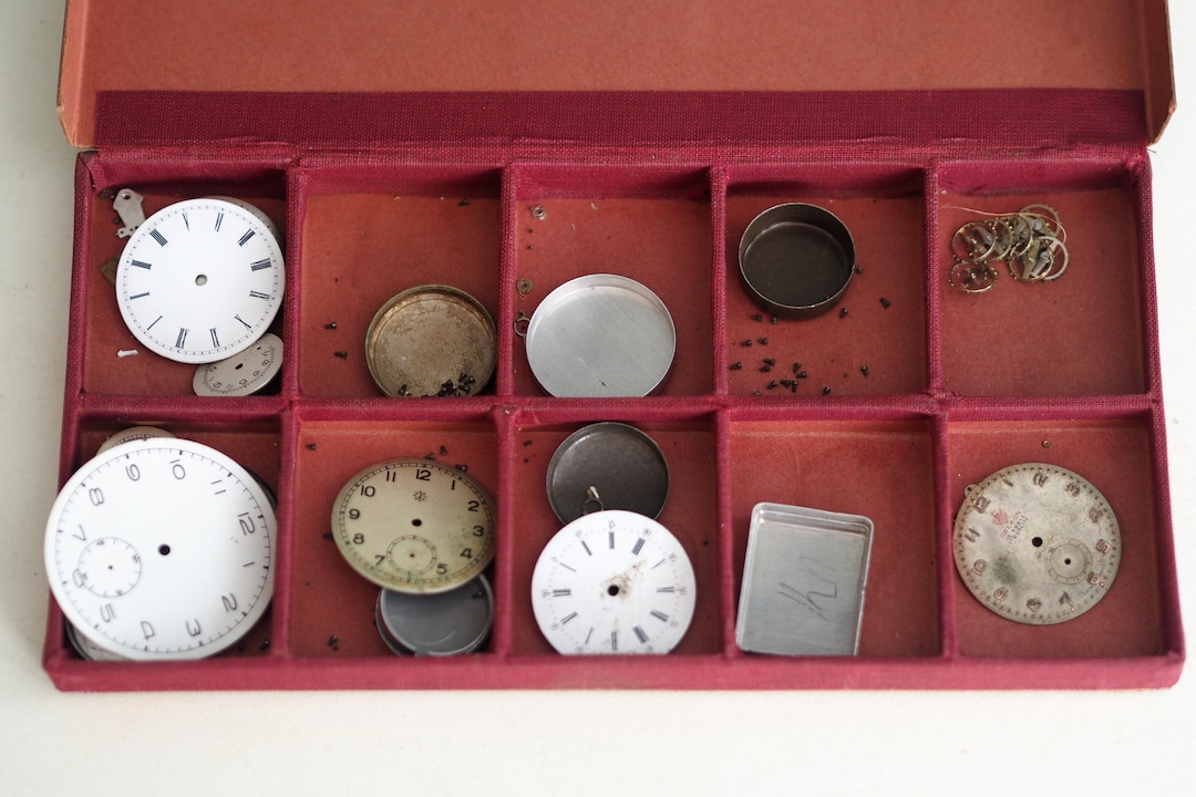 LOT Various Watch Parts, Gears , Mechanical Watch Spares Watch Parts ...