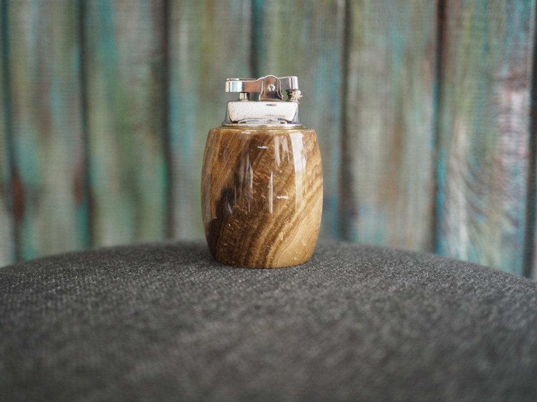 Vintage Mid Century Japan Made Table Onyx Benzine Lighter, Vintage ...