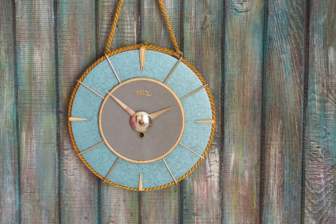 PRIM Wall Clock - Made in Czechoslovakia , Rare Vintage Mechanical Key ...