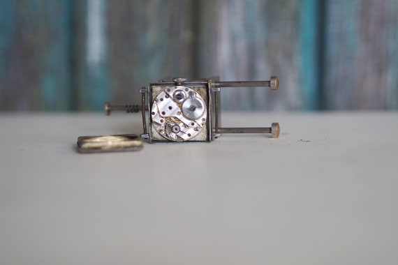 1920-30's art deco mechanical wind up watch -not w… - Gem