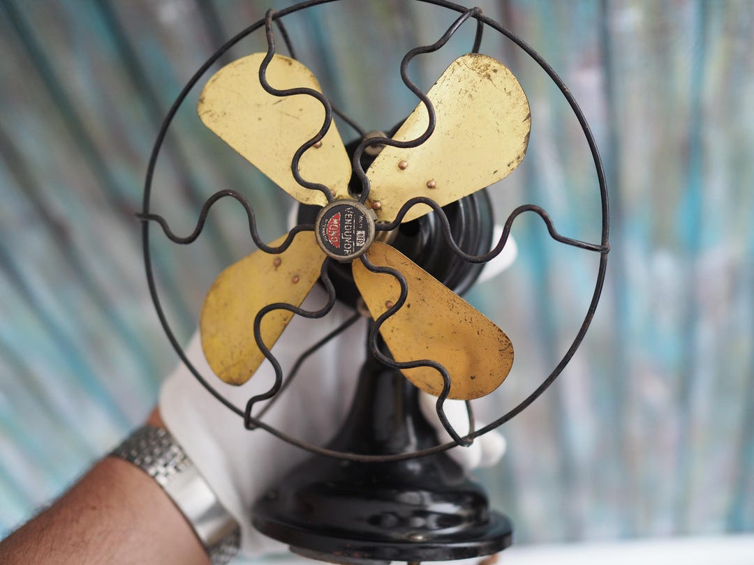 Rare Vintage Art Deco German Table Top Mini Electric Fan - 1930-40's ...