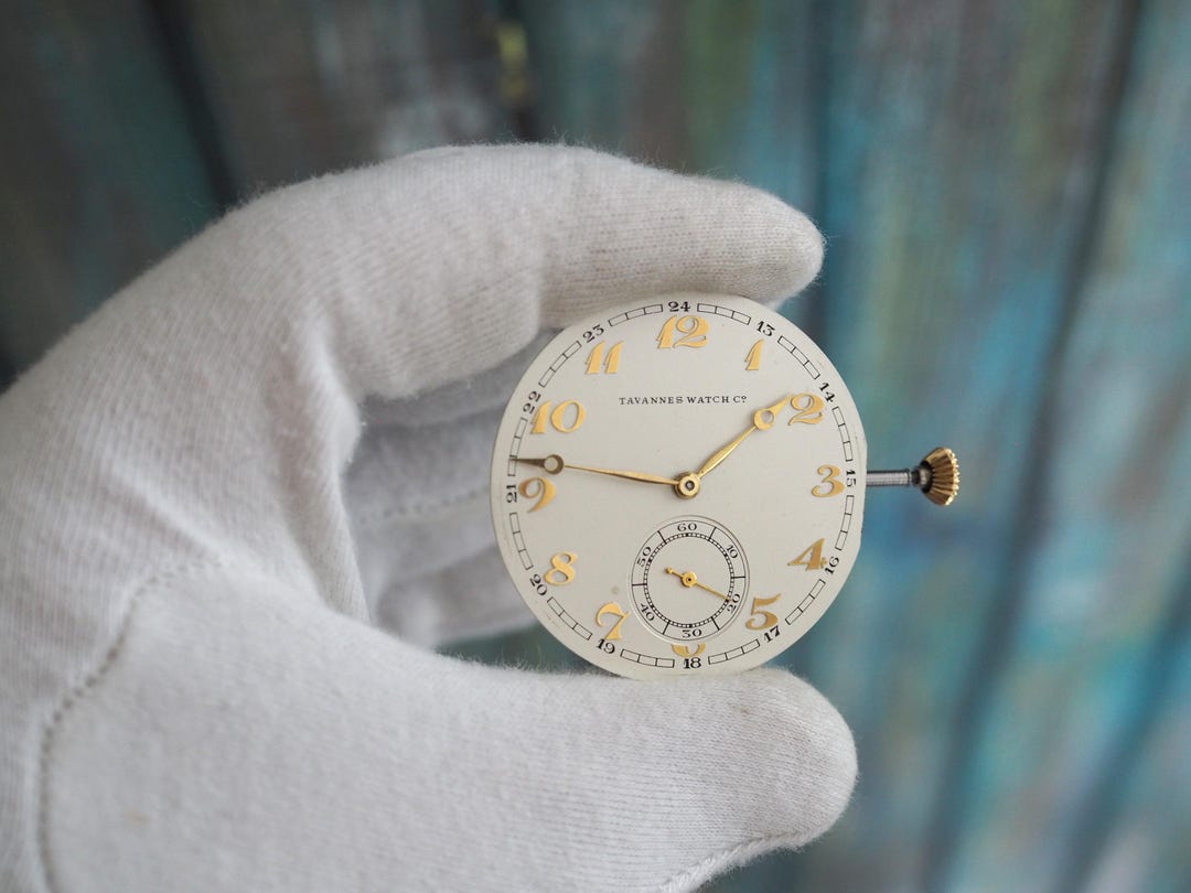 Vintage Tavannes Watch Co. Mechanical Movement With 42.2 Mm Dial – 15 ...