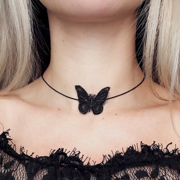 Lace Choker - Etsy