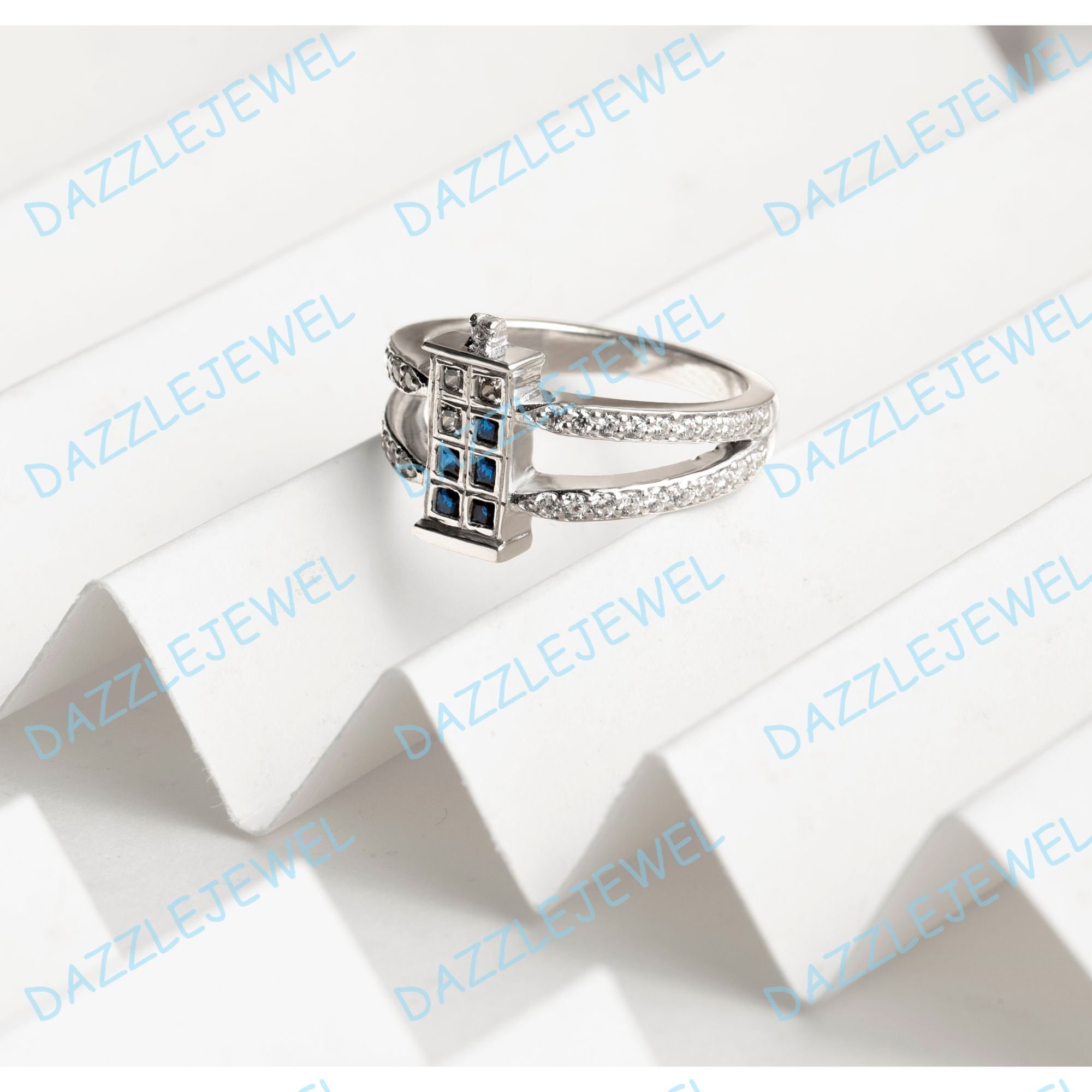 Doctor Who Ring 2.40ct Princess Cut Diamond Doctor Who Inspired Wedding ...