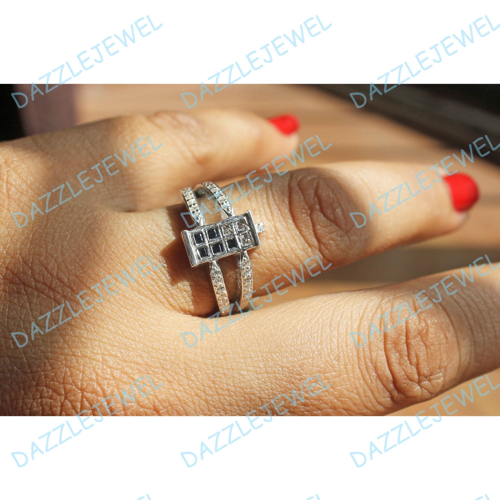 Doctor Who Ring 2.40ct Princess Cut Diamond Doctor Who Inspired Wedding ...