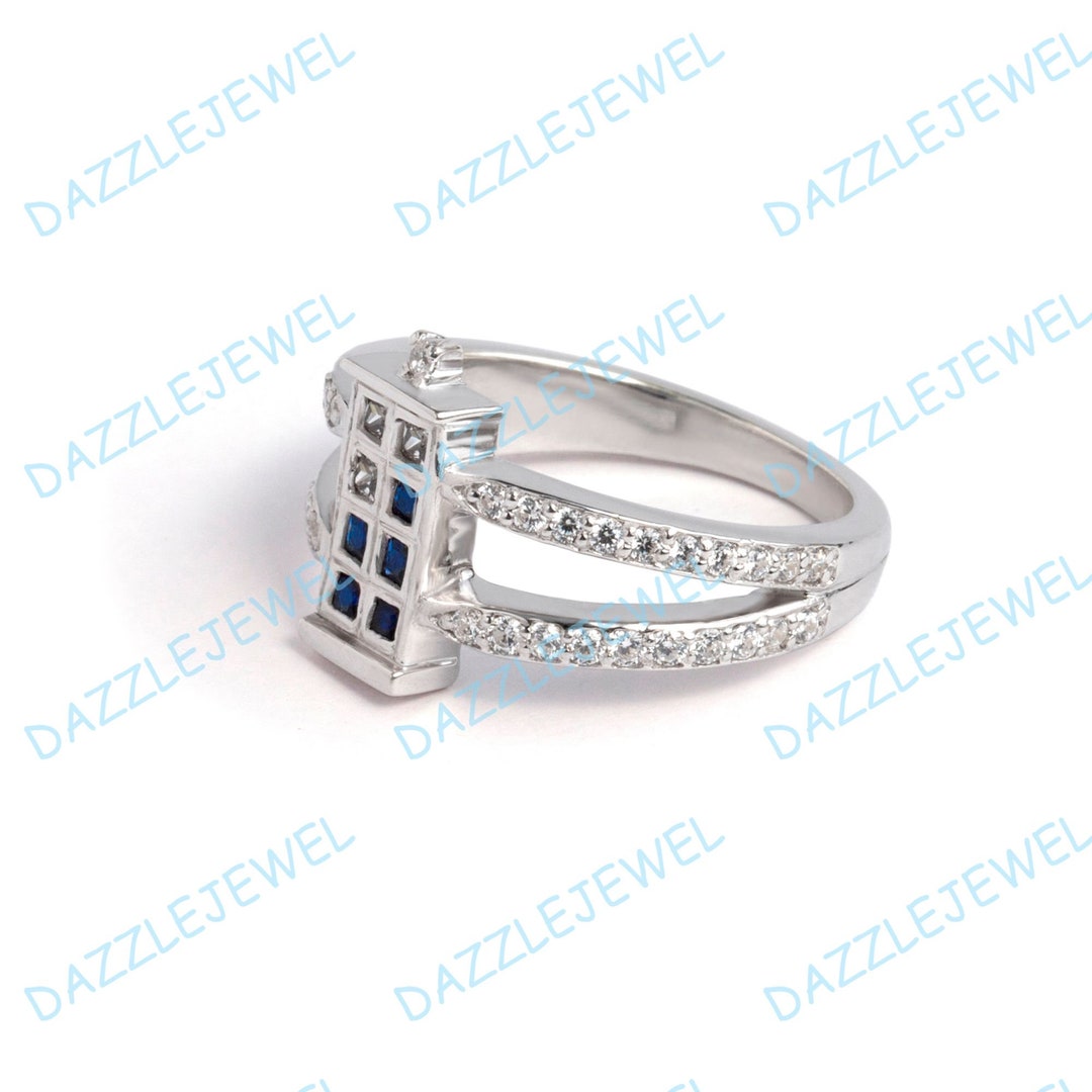 Doctor Who Ring 2.40ct Princess Cut Diamond Doctor Who Inspired Wedding ...