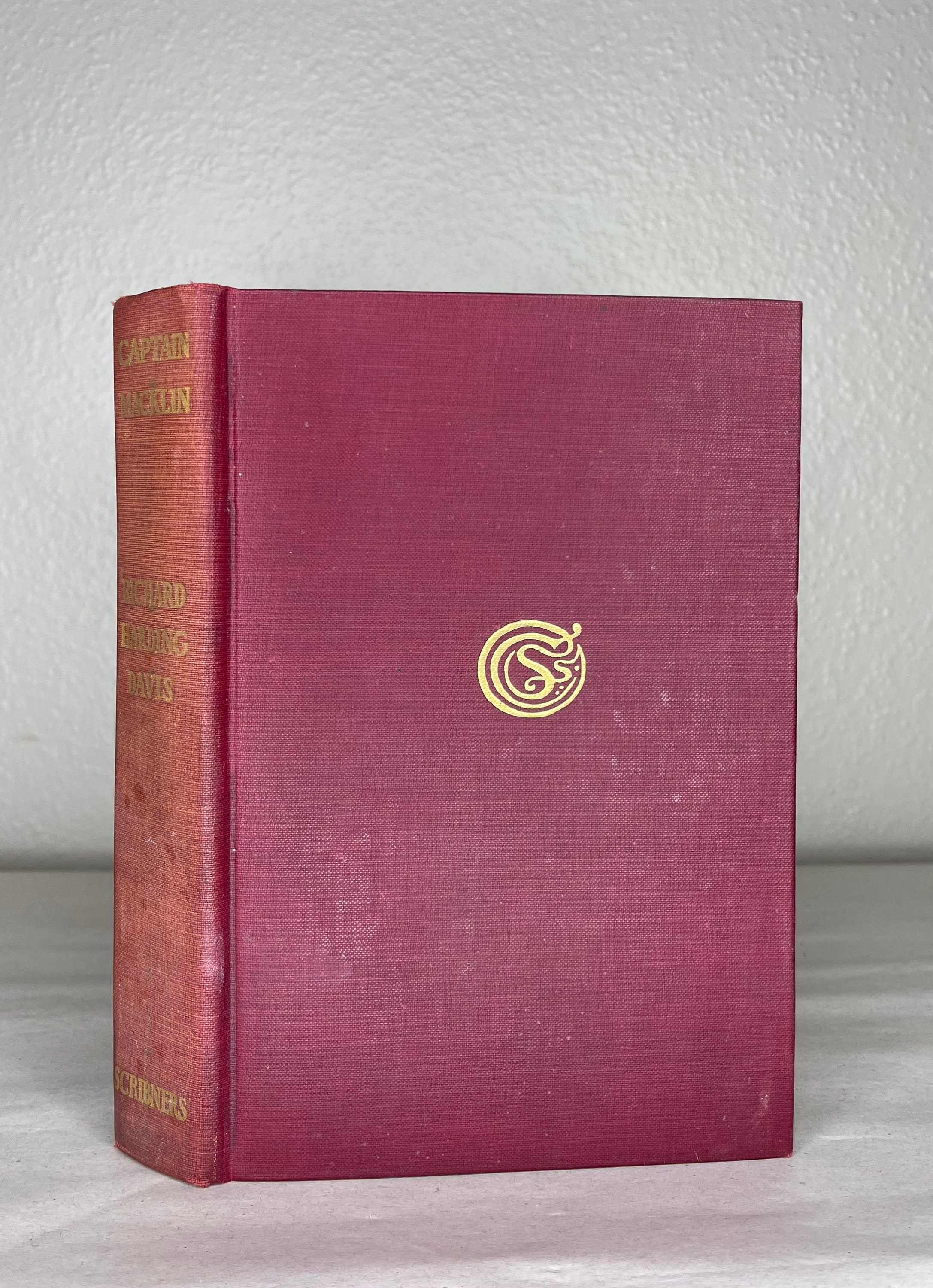 Vintage Book Set of 6 Burgundy/rose With Gold Gilt Letters - Etsy