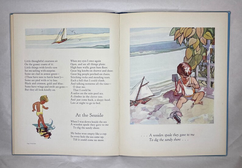Vintage Beautifully Illustrated Childrens Book A Childs - Etsy