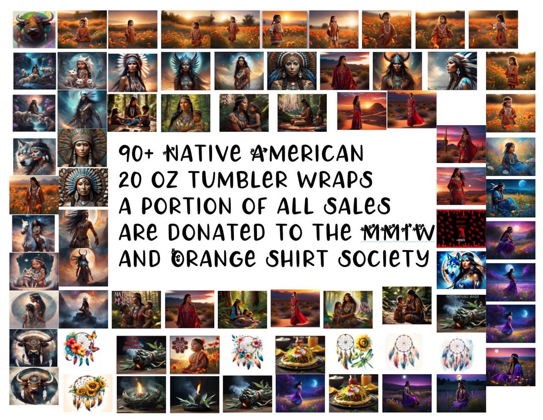 Native American Tumbler Wrap Bundle - Etsy