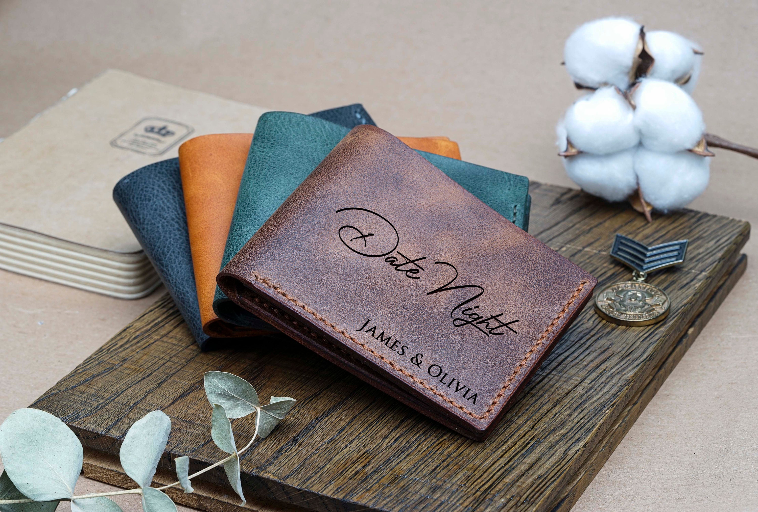 Date Night Wallet Gift for Him Anniversary Gift Gift for | Etsy