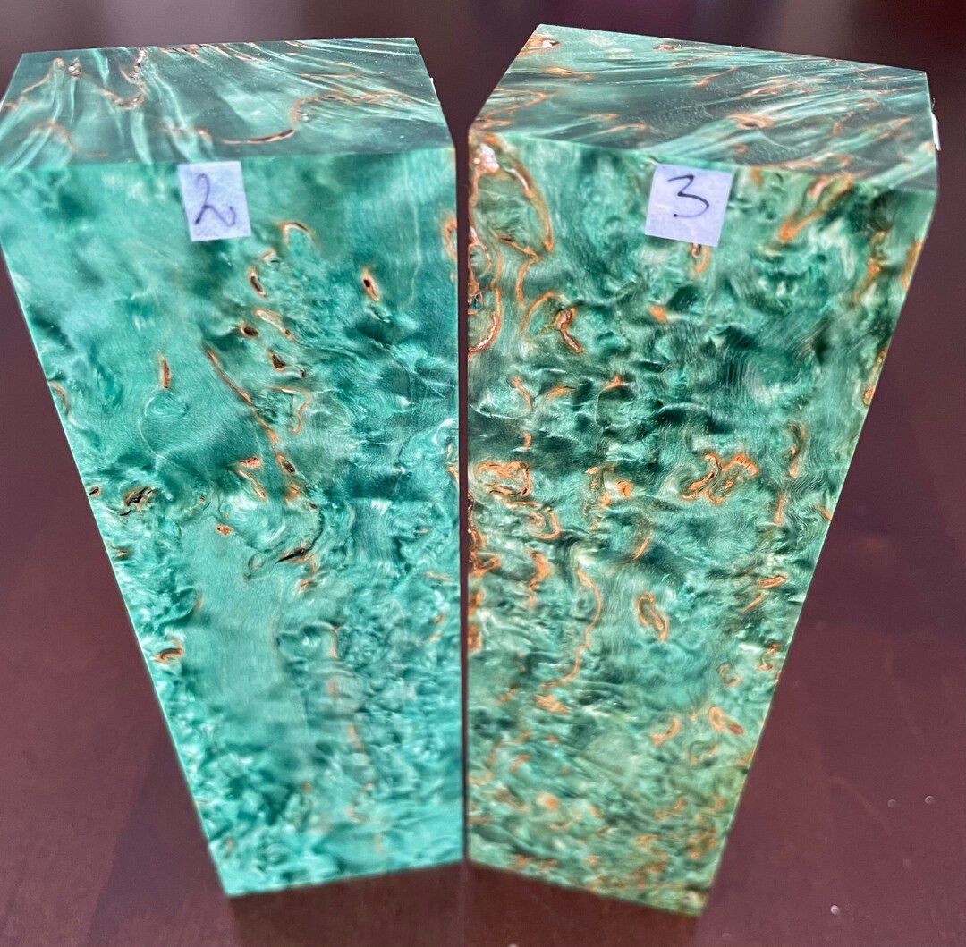 Stabilized and Dyed Karelian Masur Birch, Known Also as Finnish Birch ...