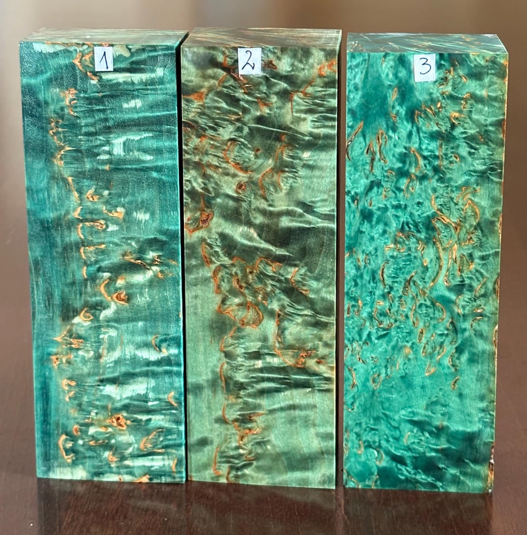Stabilized and Dyed Karelian Masur Birch, Known Also as Finnish Birch ...