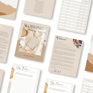 AA 12 Steps Workbook Digital Download Pdf Png How It Works Big Book ...