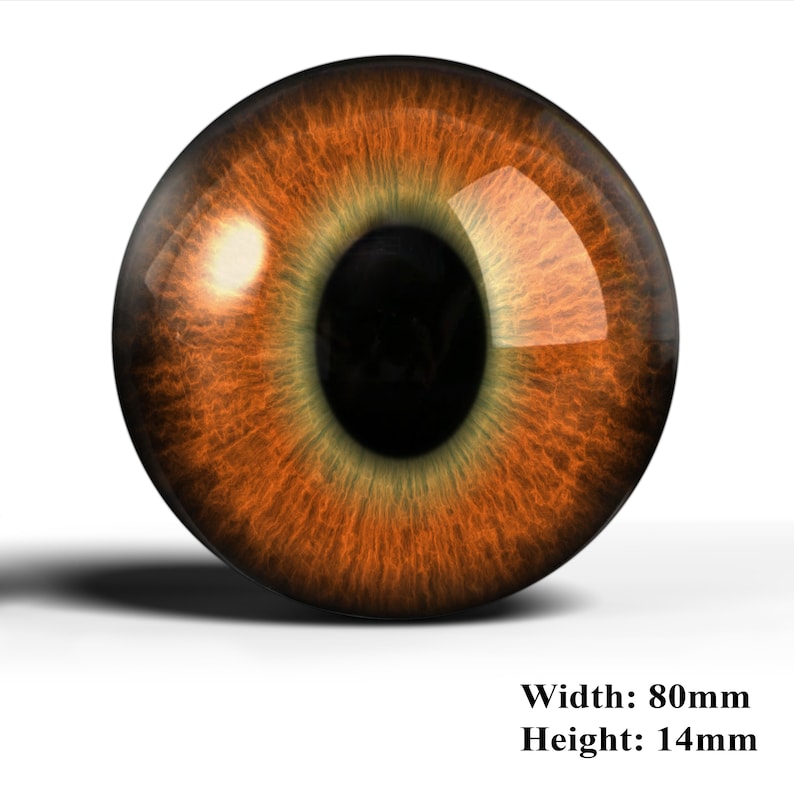 HUGE Devil Glass Eye Realistic Monster Halloween Cosplay - Etsy