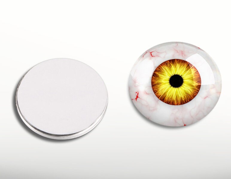 Yellow Glass Monster Eyes Fantasy Creature Halloween Prop | Etsy