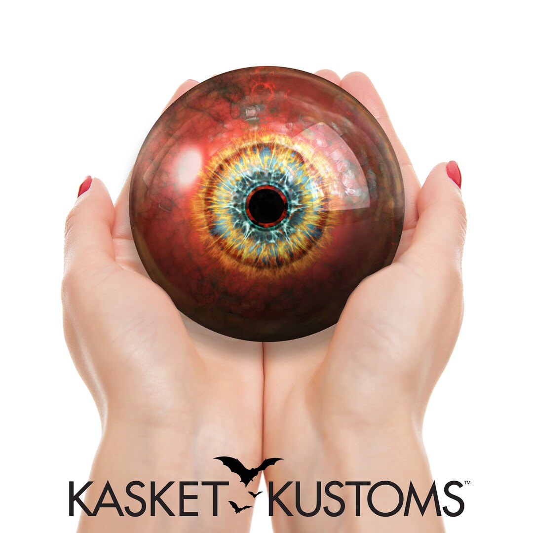 HUGE Glass Creature Eyeball Colorful Realistic Monster - Etsy