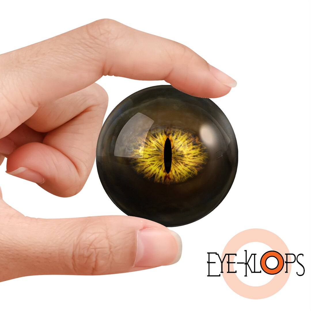 Devil Demon Eyeball - Large Monster Halloween Taxidermy Glass Eye 1pc ...