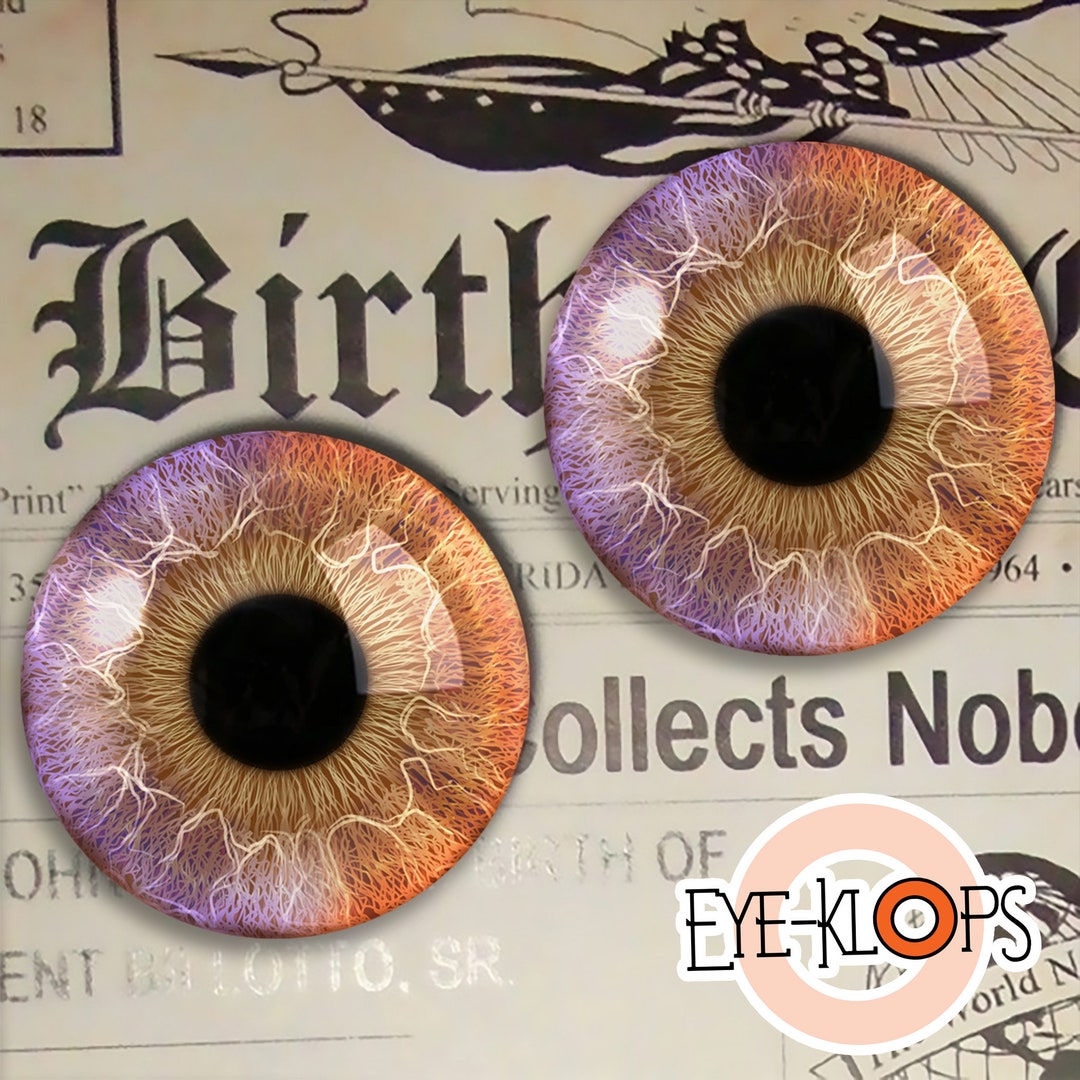 Colorful Glass Eyes HIGH DEFINITION Human Doll Eyeball Iris Taxidermy ...