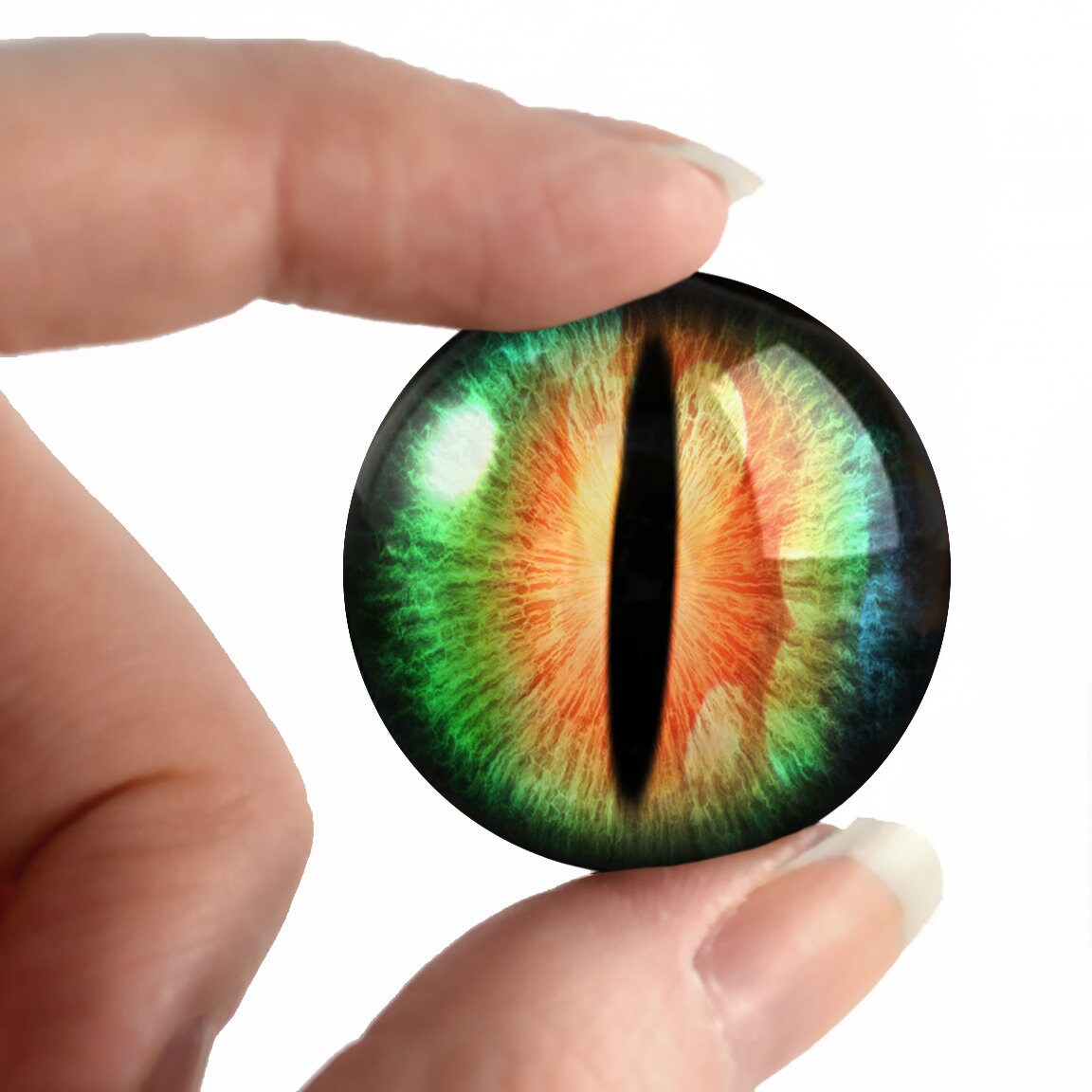 Virtical Iris Glass Eyes PIXEL FREE Realistic Animal | Etsy