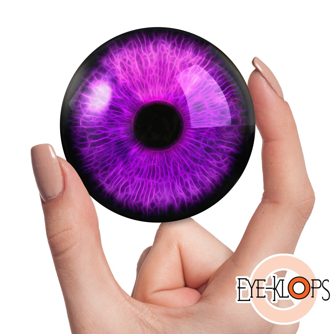 Purple Glass Eye - Extra Large Realistic Monster Creature Taxidermy ...