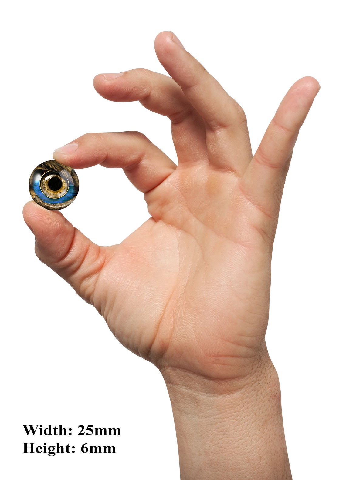 Glass Robot Eyes Realistic Blue Sci-fi Taxidermy Eyeballs Supply Set ...
