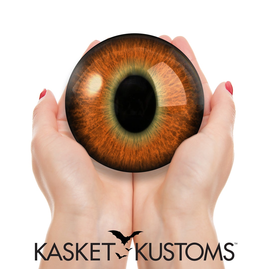 HUGE Devil Glass Eye - Realistic Monster Halloween Cosplay Eyeball 80mm ...