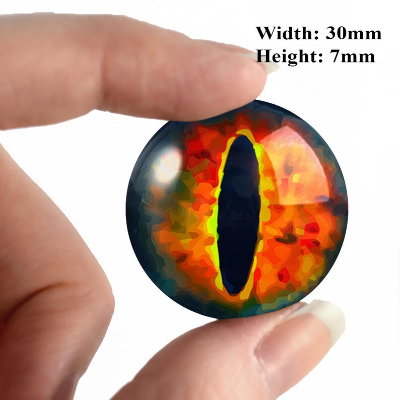 Red Glass Dragon Eyes Realistic Taxidermy Fantasy Monster | Etsy