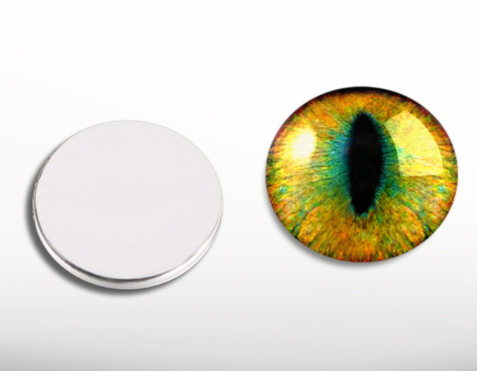 Yellow Snake Eyes Realistic Glass Animal Taxidermy Craft Eyeball Set ...