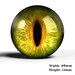 HUGE Yellow Glass Cat Eye -PIXEL FREE- Realistic Animal Taxidermy ...
