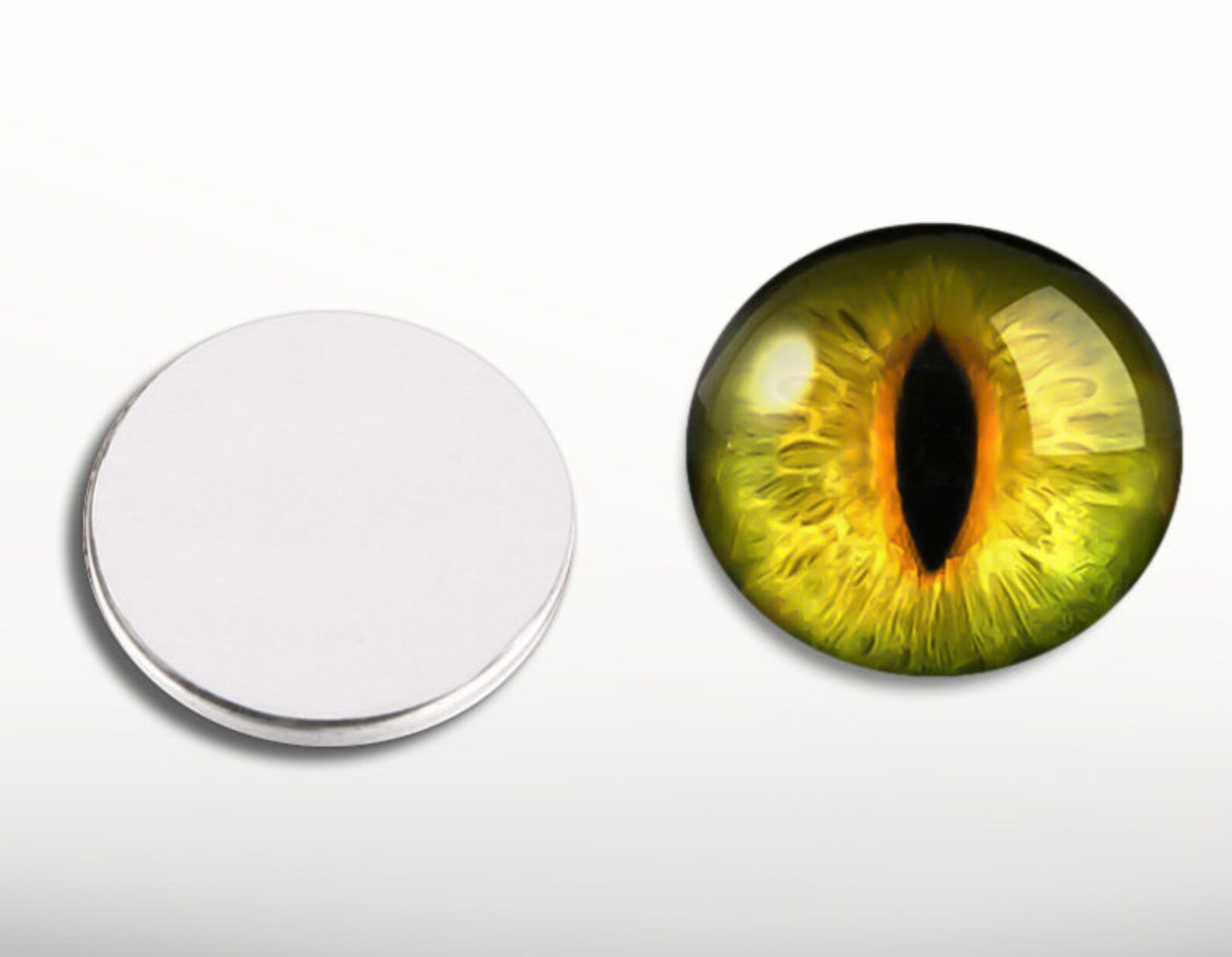 Yellow Dragon Eyes - Realistic Glass Taxidermy Craft Eyeballs Supply ...