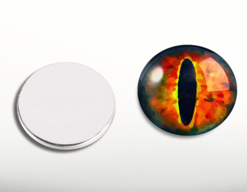 Red Glass Dragon Eyes Realistic Taxidermy Fantasy Monster | Etsy