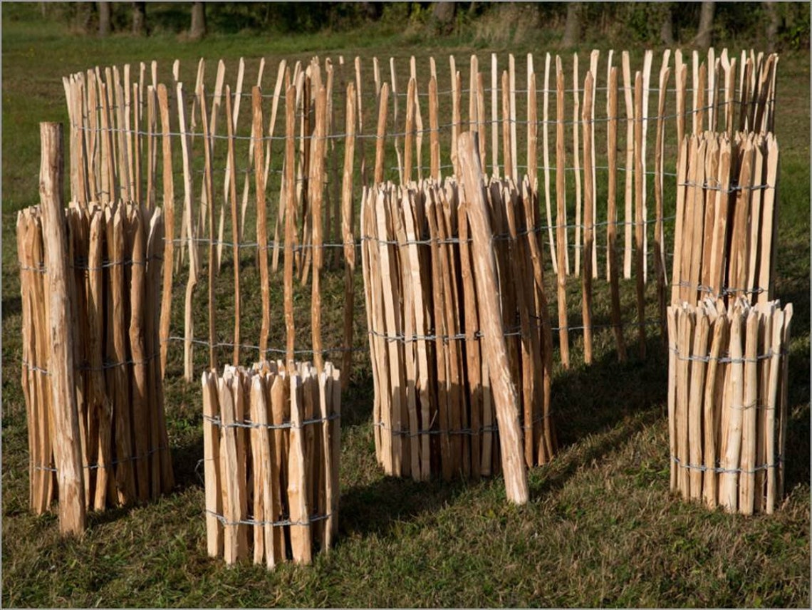 Wooden Fence - Decorative Hazelnut Wood Garden Fence in Different ...