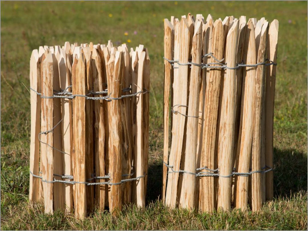 Wooden Fence - Decorative Hazelnut Wood Garden Fence in Different ...