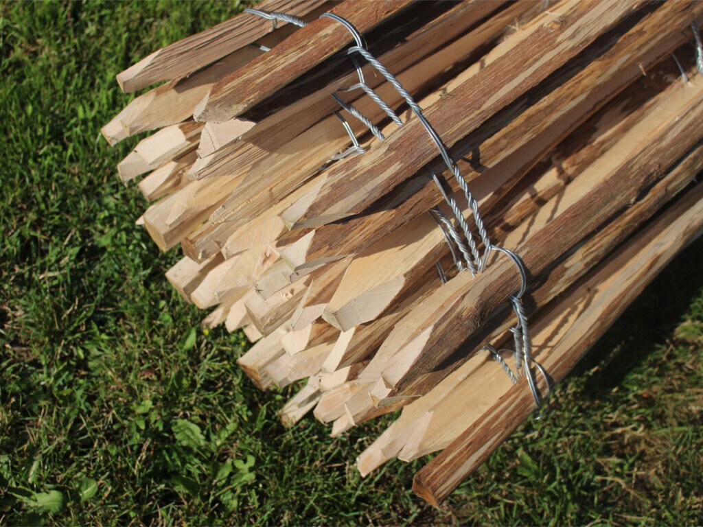 Wooden Fence - Decorative Hazelnut Wood Garden Fence in Different ...
