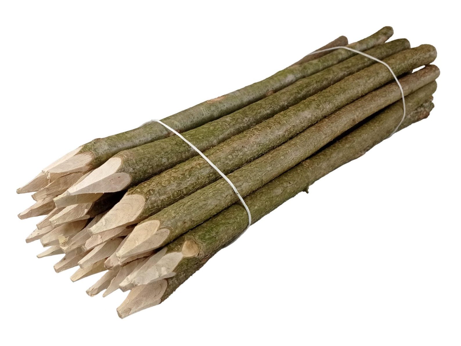 Walnut Wood Garden Fence Posts: Natural Pointed Pegs (height 80cm 25 ...