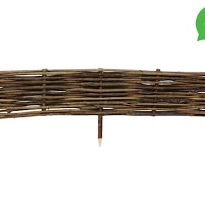 Hazel Wood Garden Bed Edging: Natural Picket Fence - Etsy