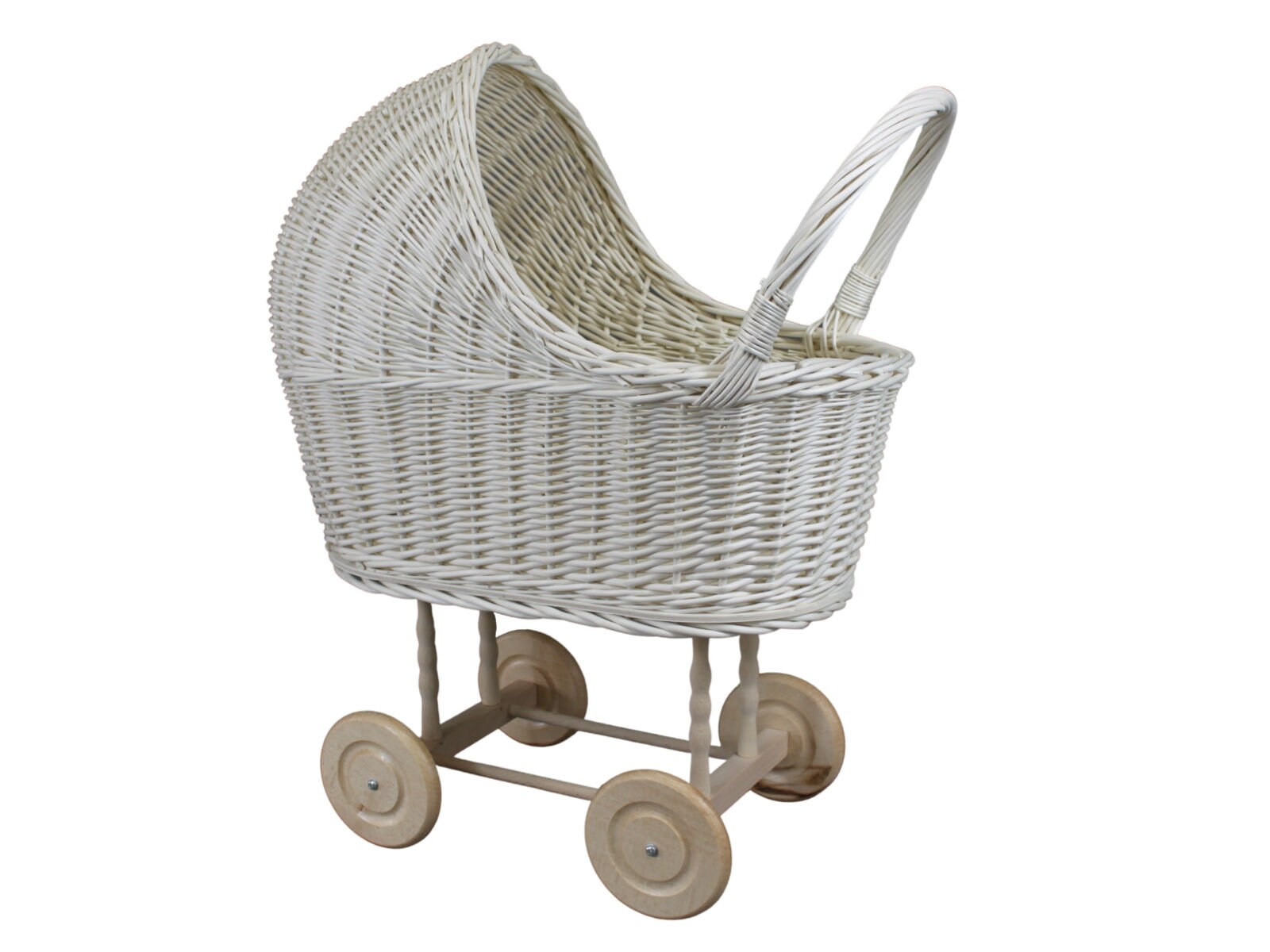 White Doll Pram White Stroller for Childrenwhite Wicker Doll - Etsy