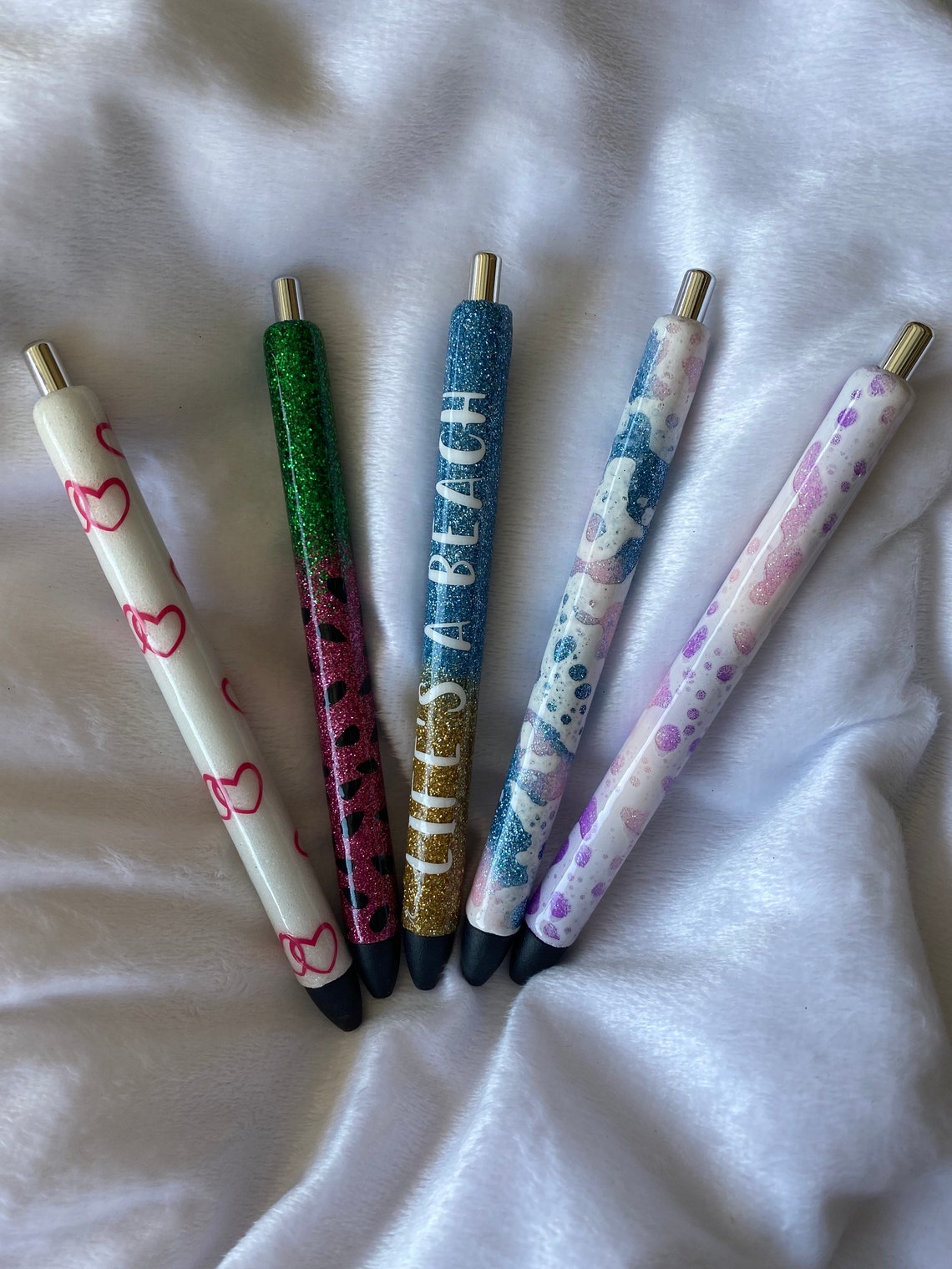 Glitter Pens - Etsy