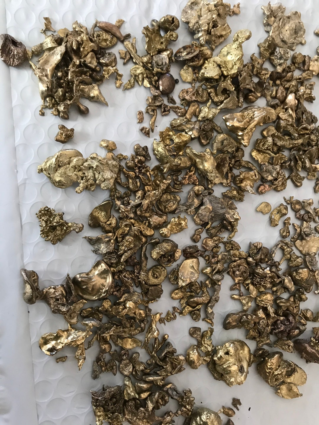 Mixed bronze Copper and Brass Nuggets FREE SHIP Handmade - Etsy