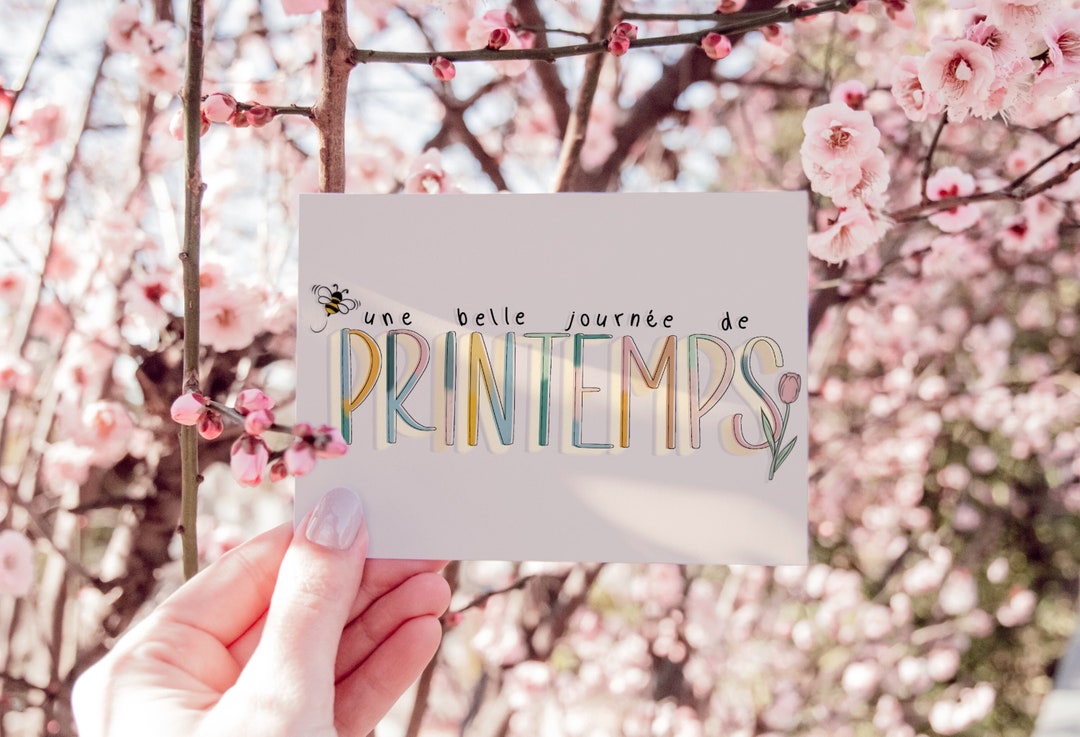 A Beautiful Spring Day Card - Etsy