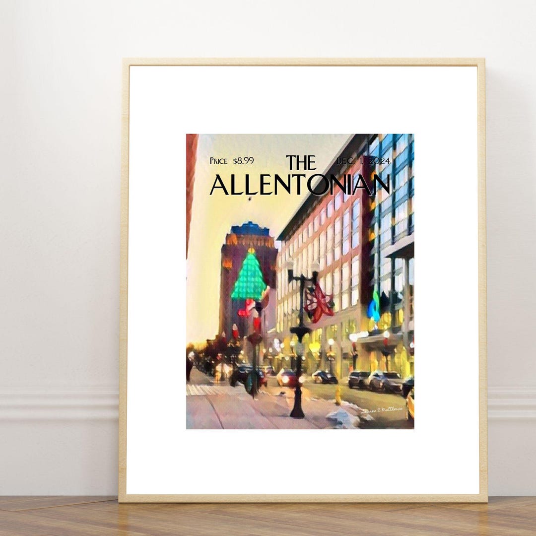Allentown PA Holiday Print: PPL Building Pop Art (digital Download) - Etsy