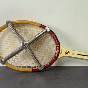 Old SPALDING Personal Tennis Racket, Wooden Racket, Zephyr Centering ...