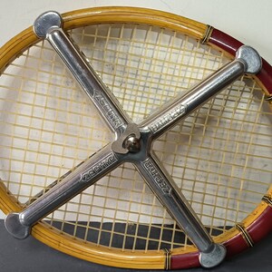 Old SPALDING Personal Tennis Racket, Wooden Racket, Zephyr Centering ...