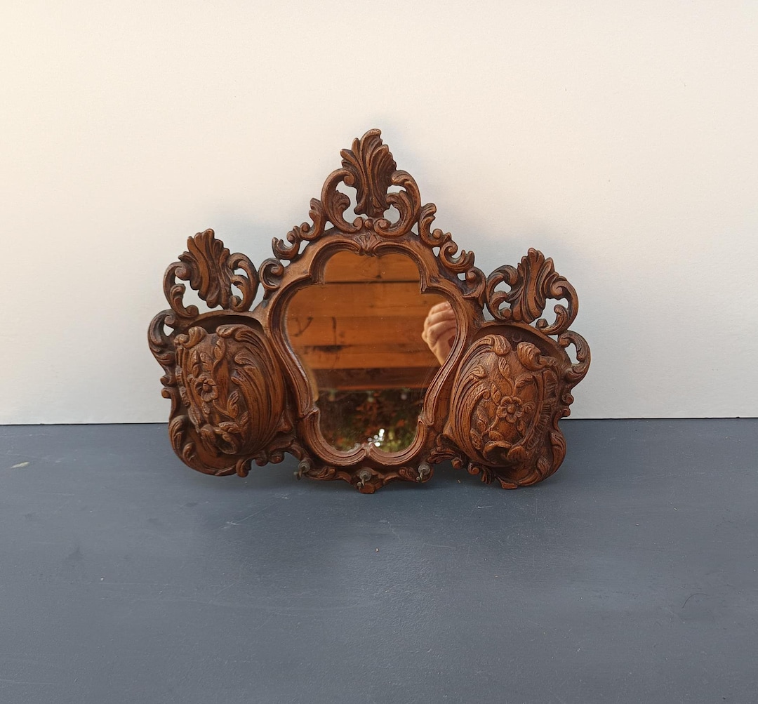 Antique Key Holder, Key Hanger, Wall Mirror, Storage Support, Wall ...