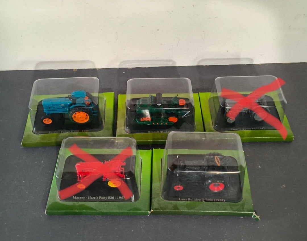 Lot 3 Hachette Series Tractors Collection. Vintage Tractors, Oldtimer ...