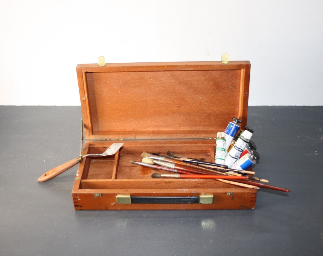 Antique Paint Box, Paint Set, Artist Palette, Painting, Art Supplies ...