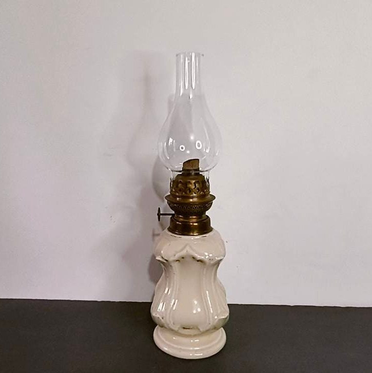 Oil Lamp Antique Brass Kerosene Lamp, Traditional Fireplace, Art ...
