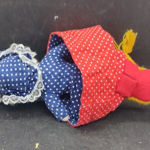 Antique Reversible Rag Doll, 2 in 1 Doll, Little Red Riding Hood Doll ...