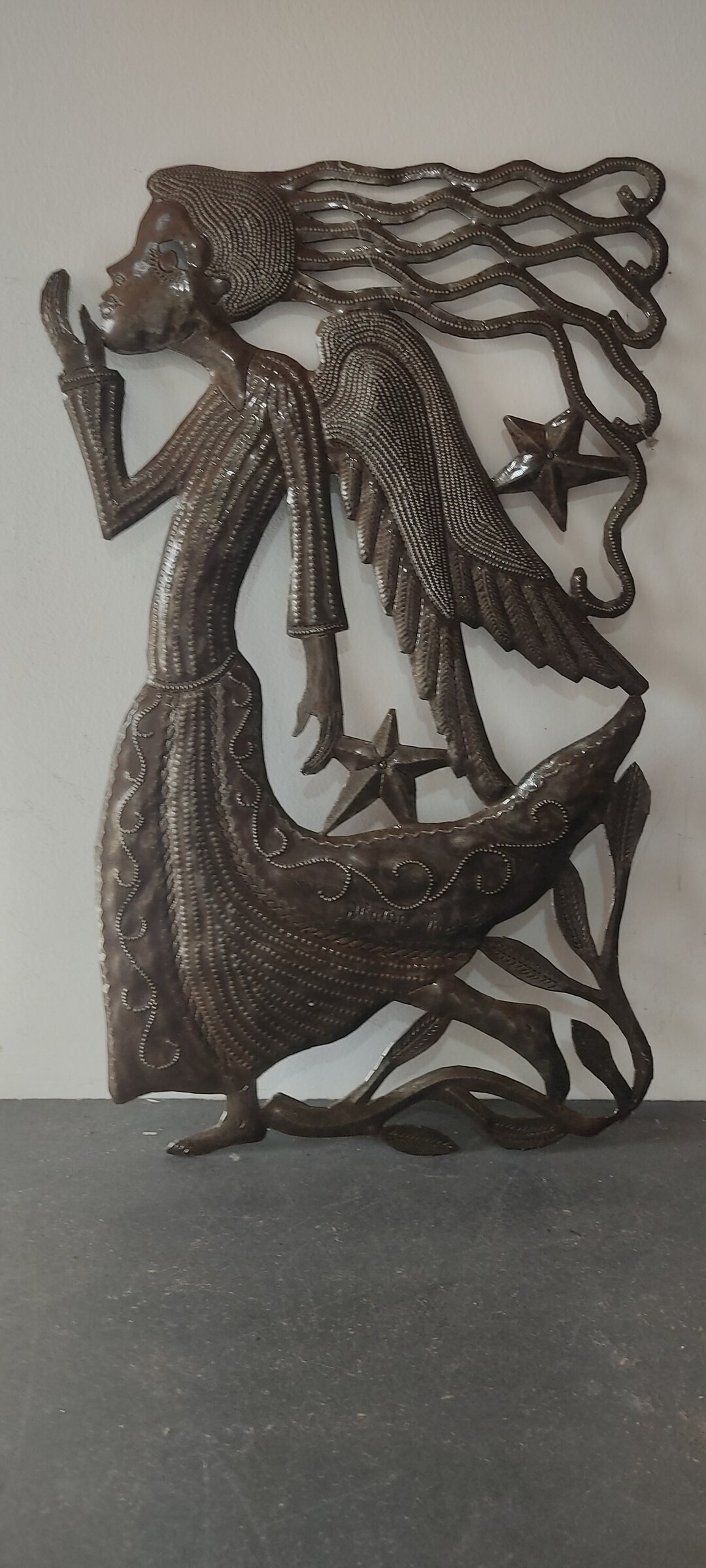 Angel Wall Decoration, Steel Decoration, Angel - Etsy